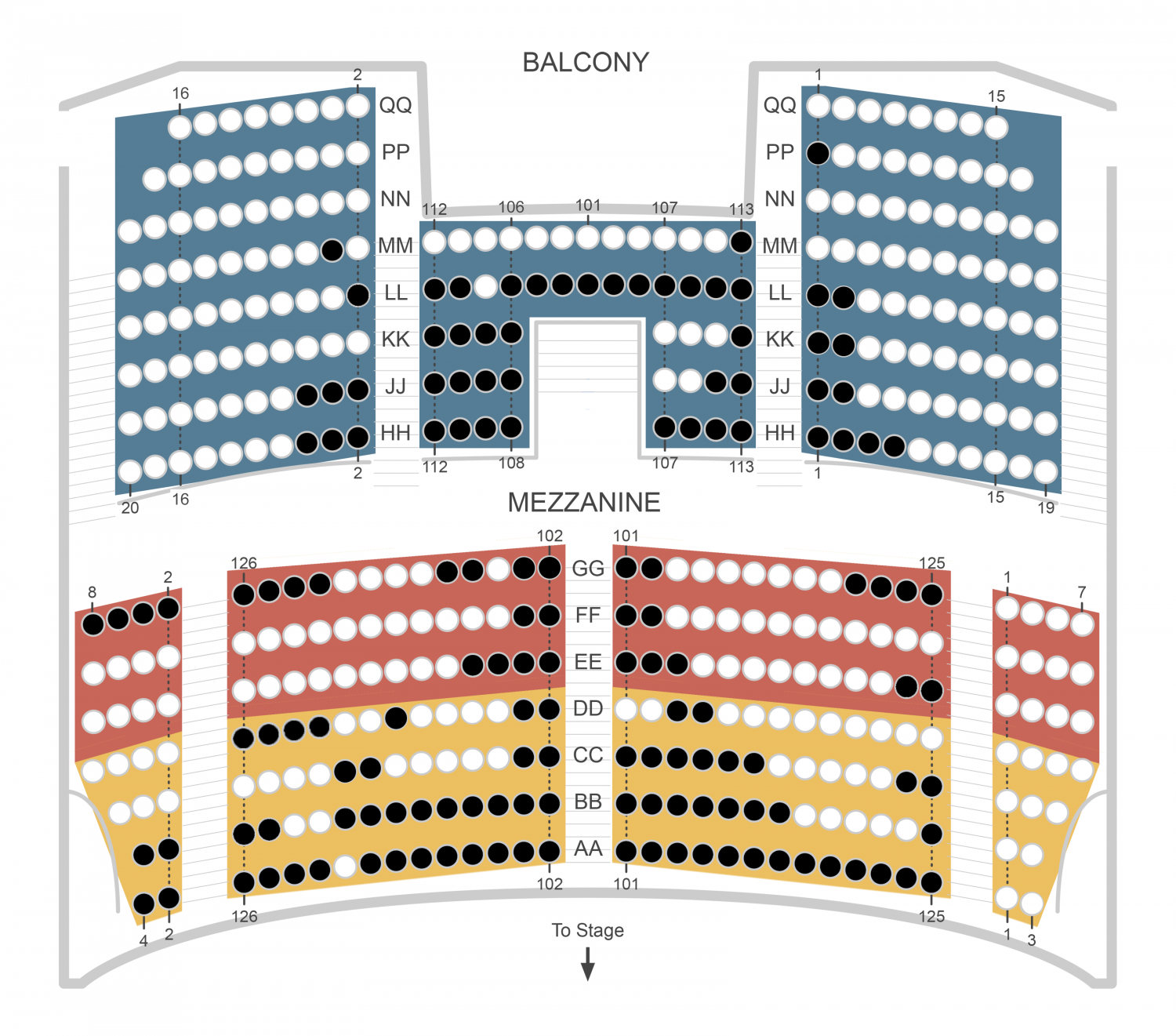 Seat Sponsorships - Peoples Bank Theatre